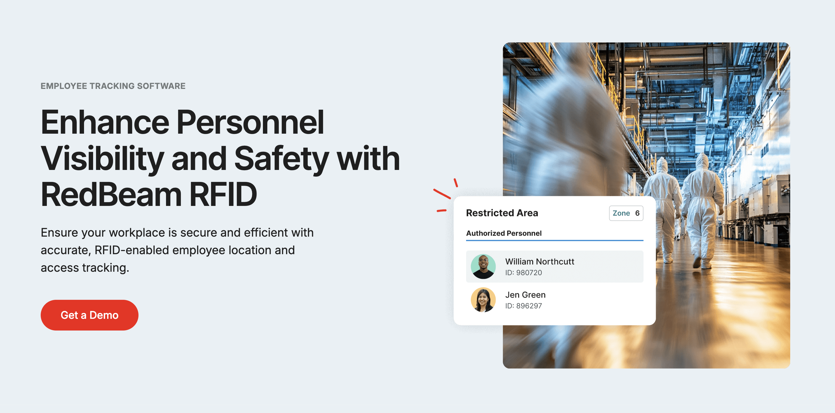 RFID Employee Tracking Software | RedBeam RFID SaaS